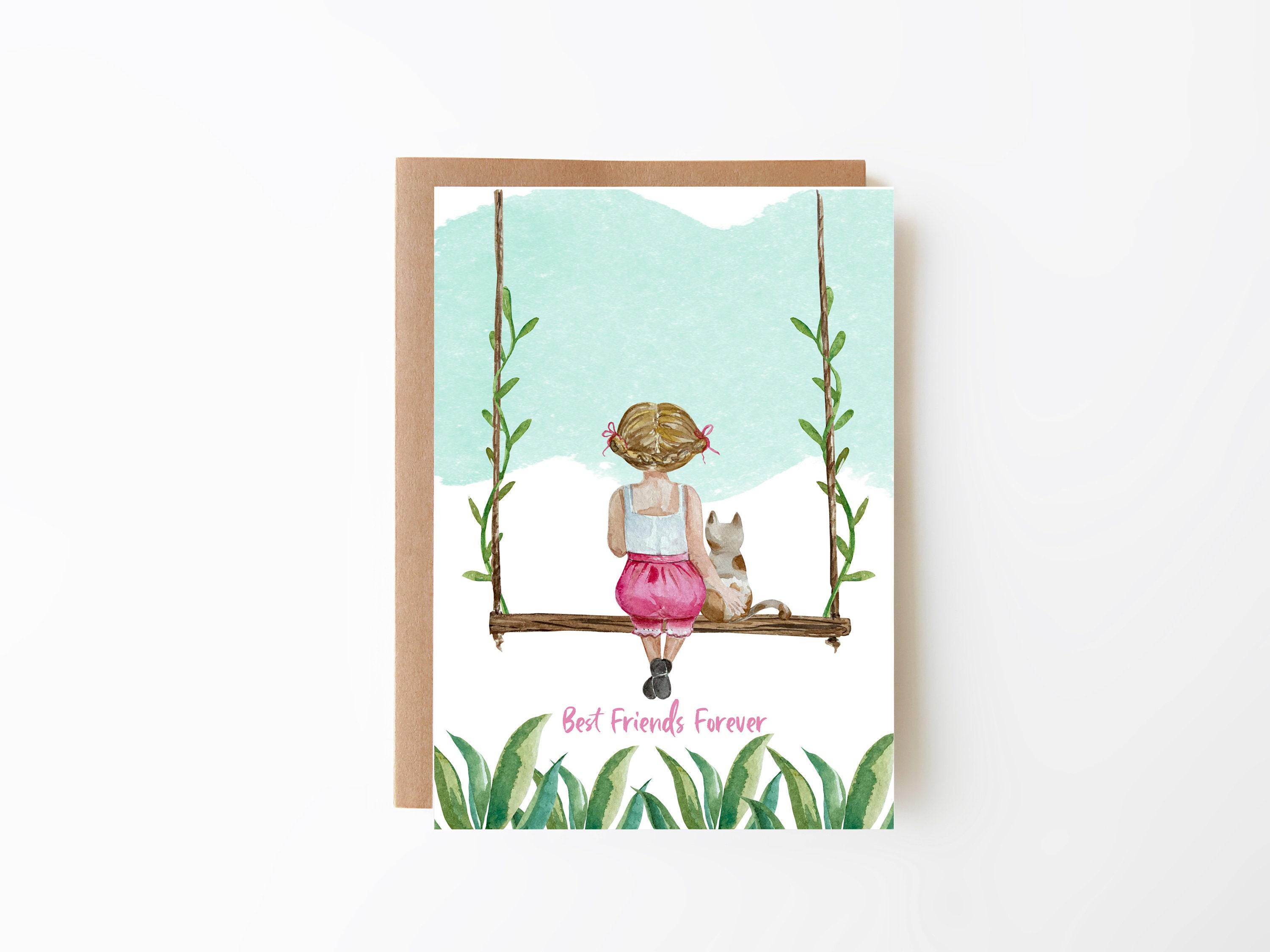 Best Friend Card PRINTABLE DIGITAL CARD Greeting card | Etsy