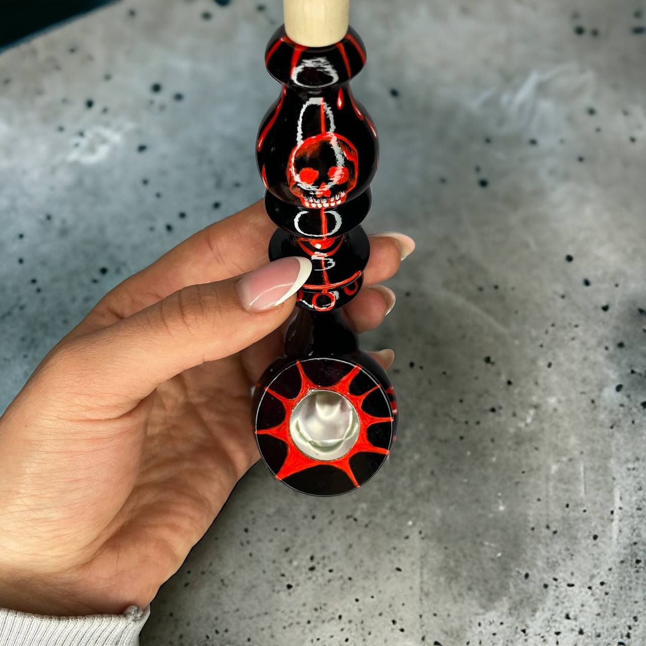 Tobacco Wooden Pipe. Wooden Smoking Pipe. Gothic Pipe. Peace Pipe ...