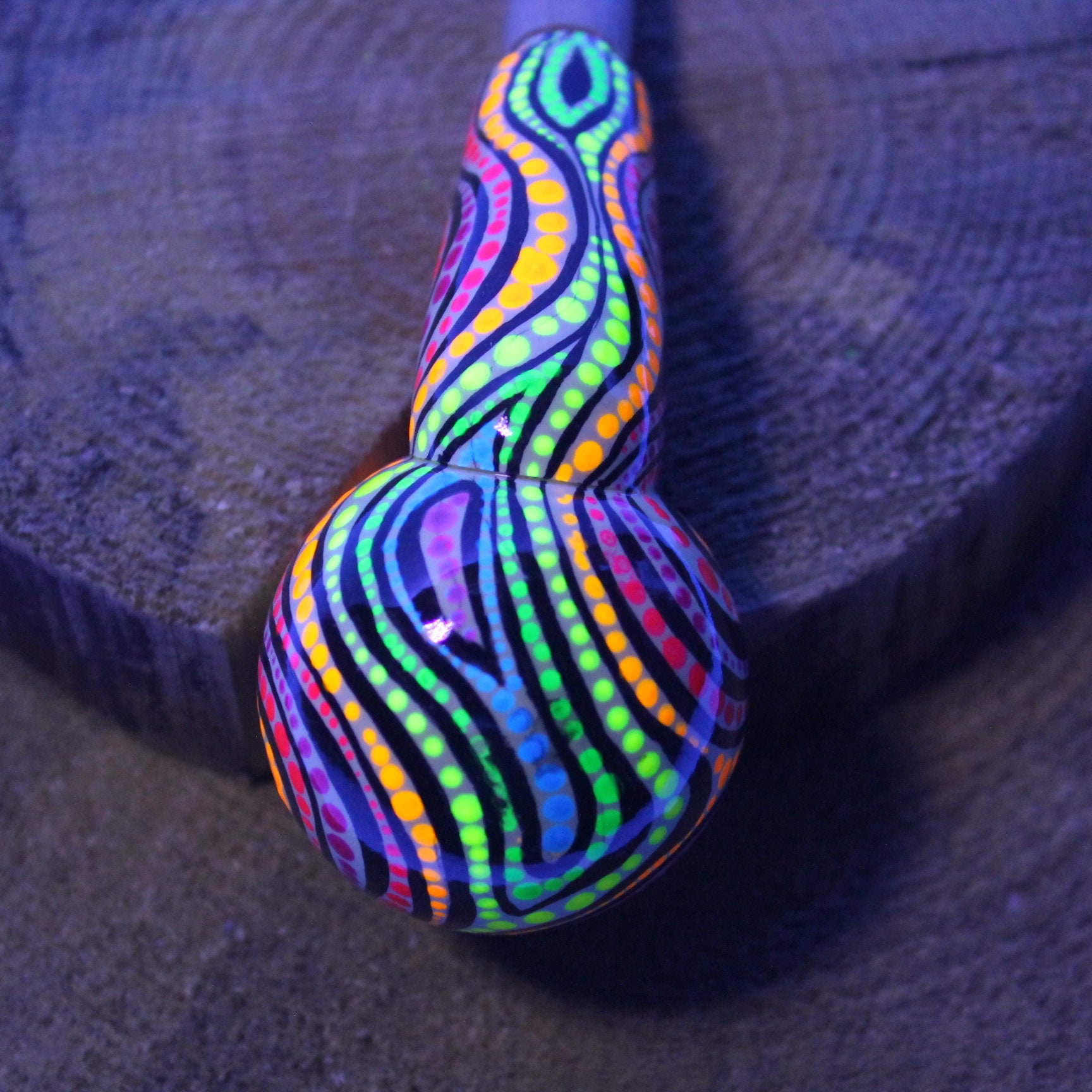 Wooden Tobacco Pipe. Rainbow Pipe. Cute Pipe. Girly Pipe - Etsy