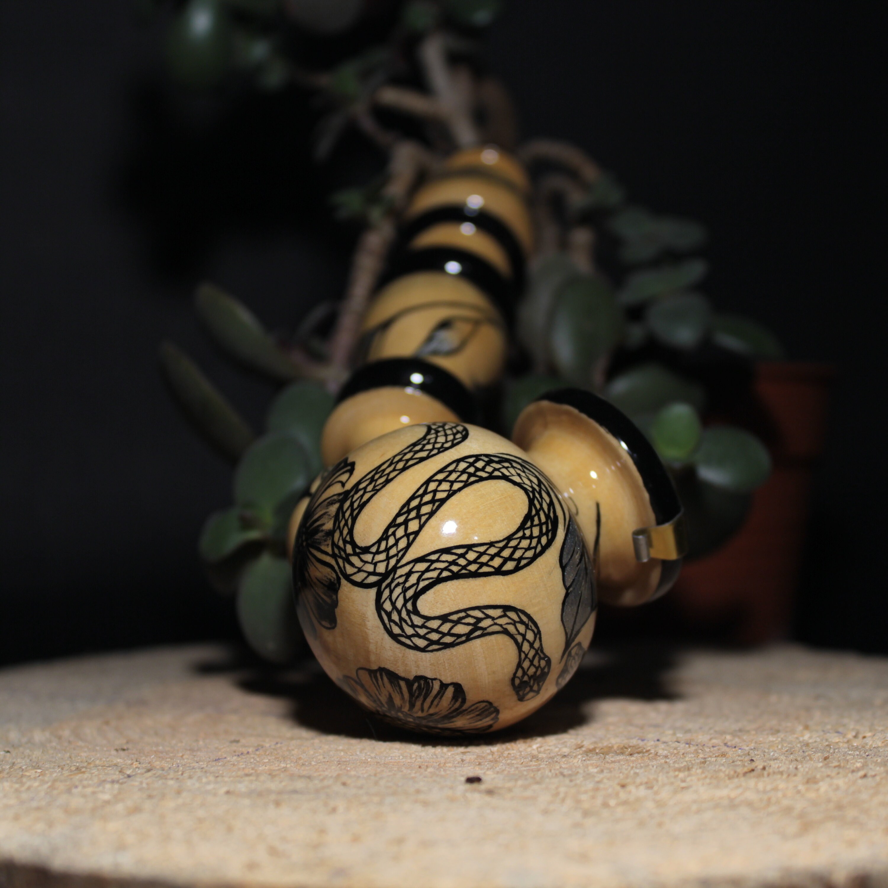 Wooden Tobacco Pipe. Snake Pipe. Wizard Pipe. Cute Pipe. Bowls for ...