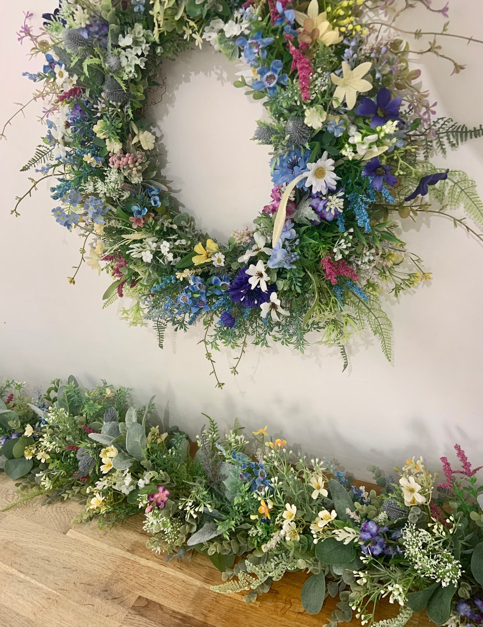 Create Your Own Wildflower Garland / Table Runner/ Mantle Piece - Etsy