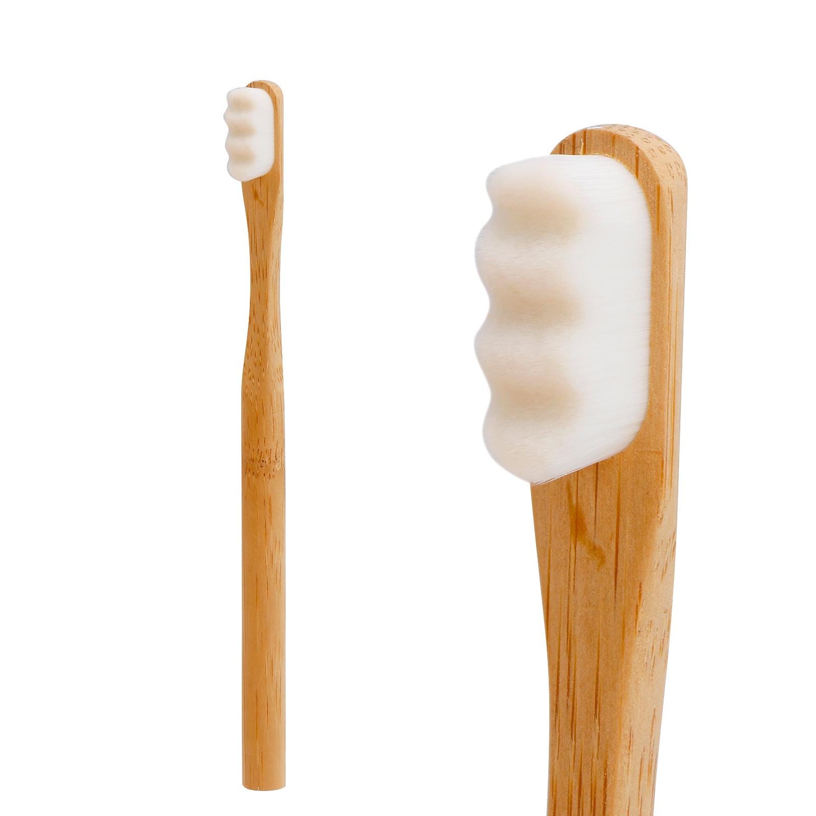 Bamboo Toothbrush, Super Soft Nano Bristles, Gentle, Adult Size - Etsy