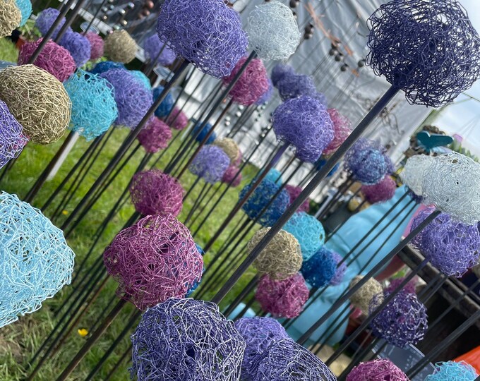 Allium Metal Sculpture - Etsy UK