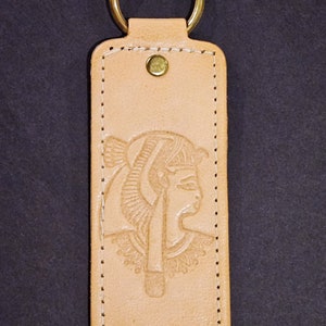 Egyptian Artisans - Natural Leather Ancient Egyptian Keychains - Etsy