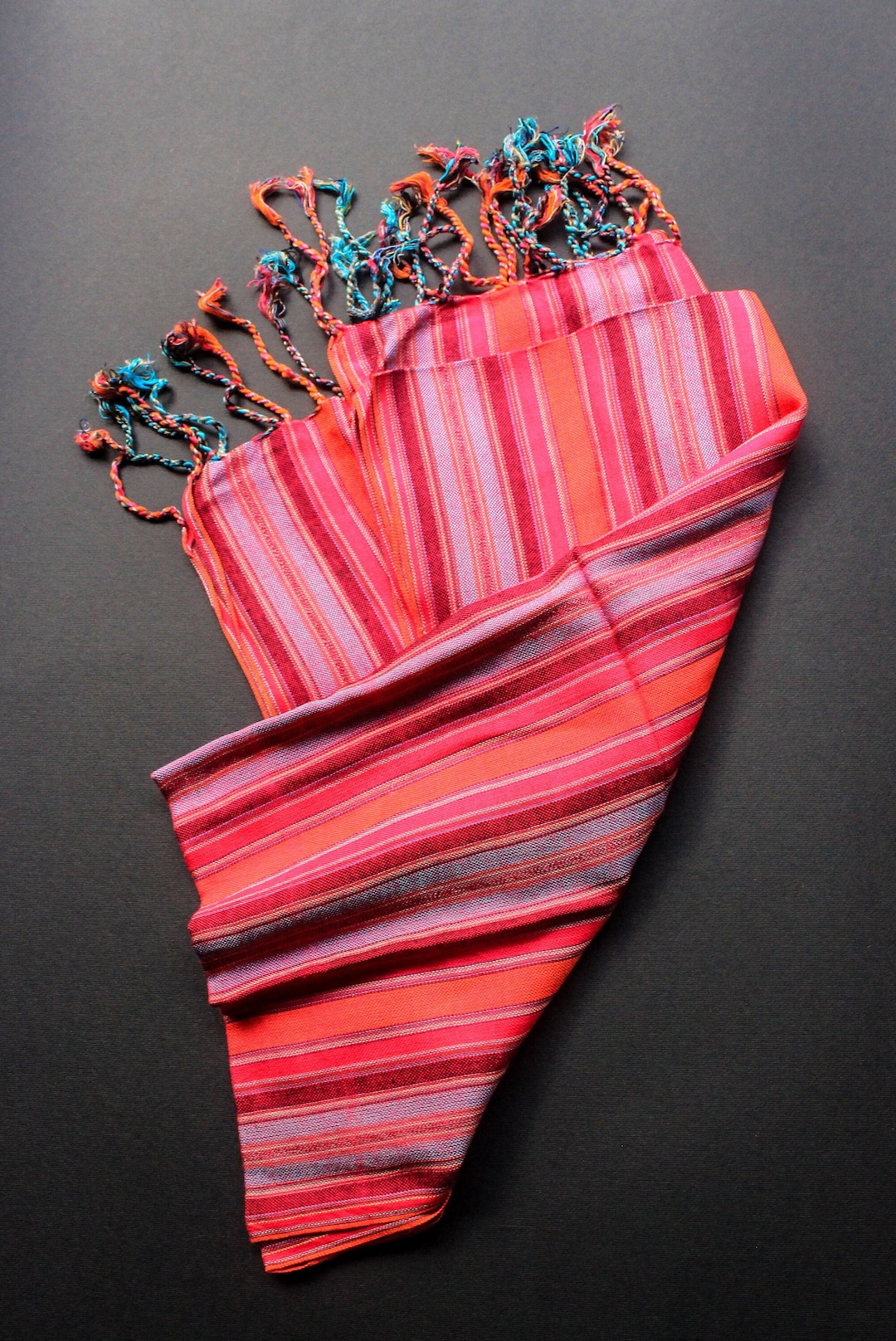 Egyptian Artisans Colorful Cotton Scarves - Etsy