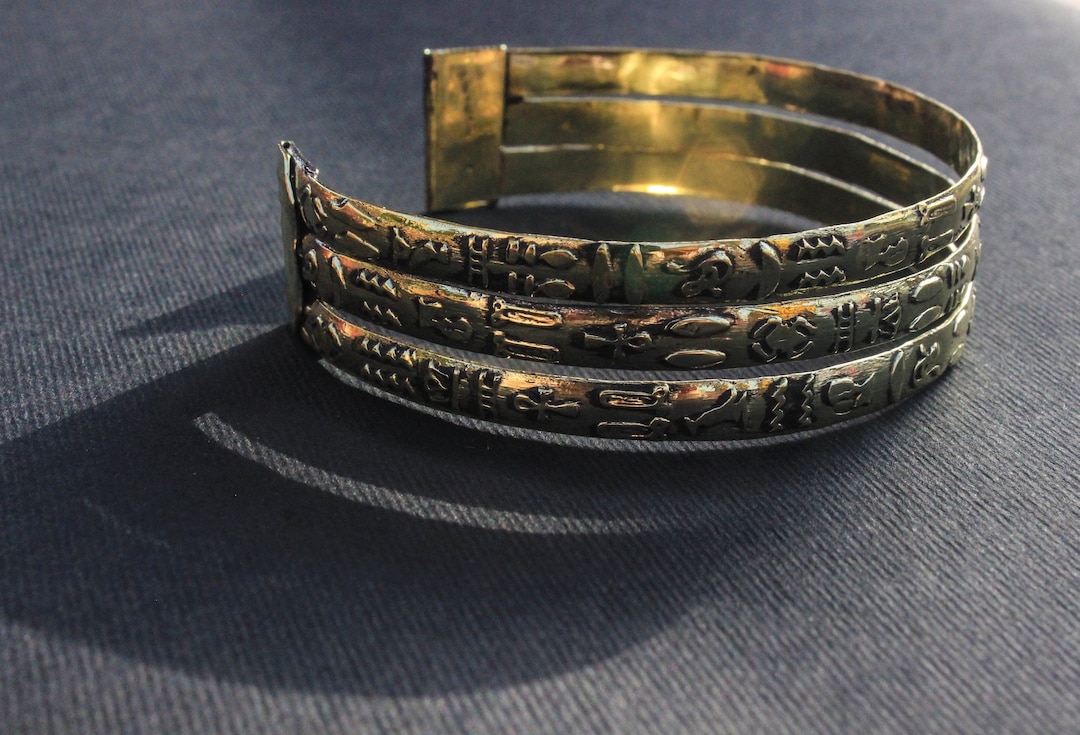 Egyptian Artisans Jewellery - Ancient Egyptian Cuff Bracelets - Etsy
