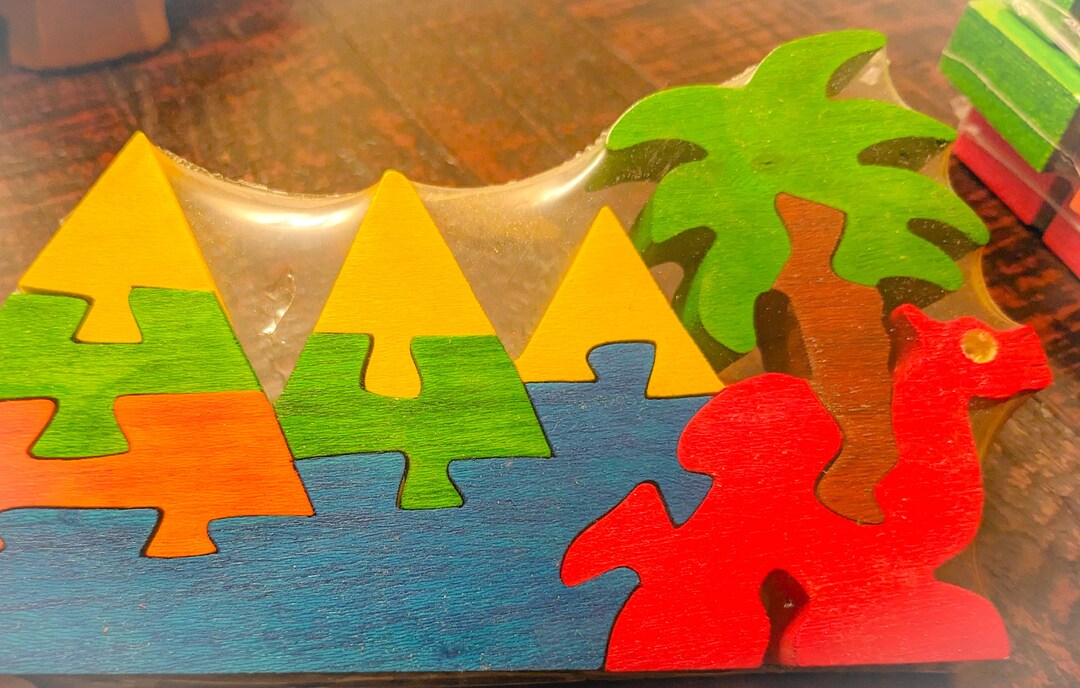 Egyptian Artisans - Wooden Pyramids Puzzle - Etsy