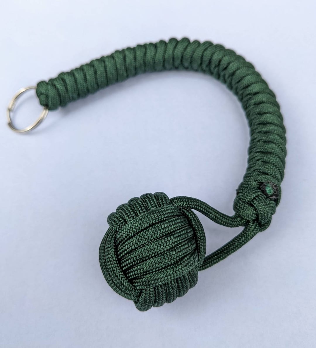 The Snake Custom Monkeys Fist Paracord Keychain With 1 Inch Steel Ball ...