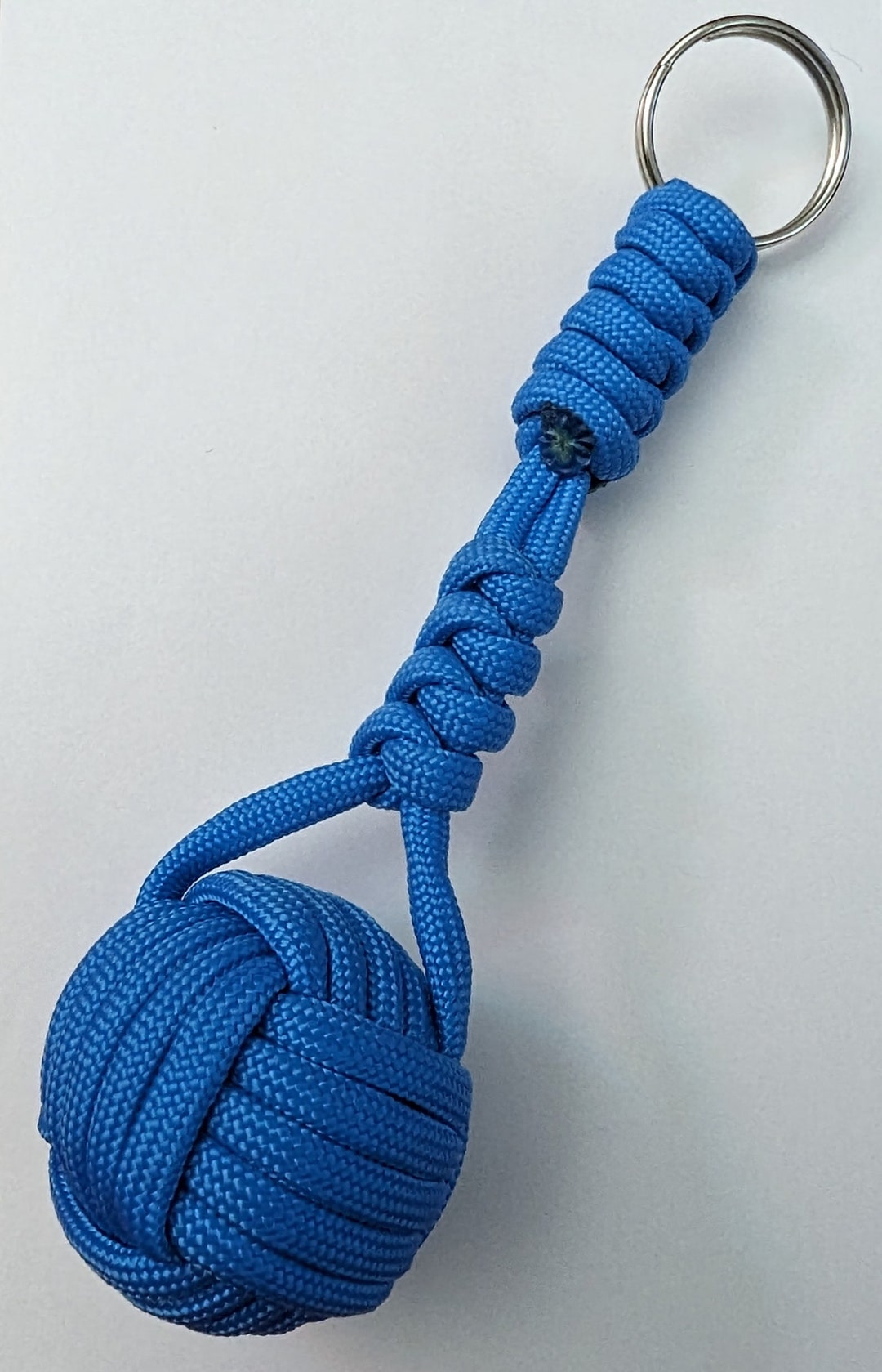 Custom Monkey Fist Paracord Keychain - Snake Knot Design - Etsy