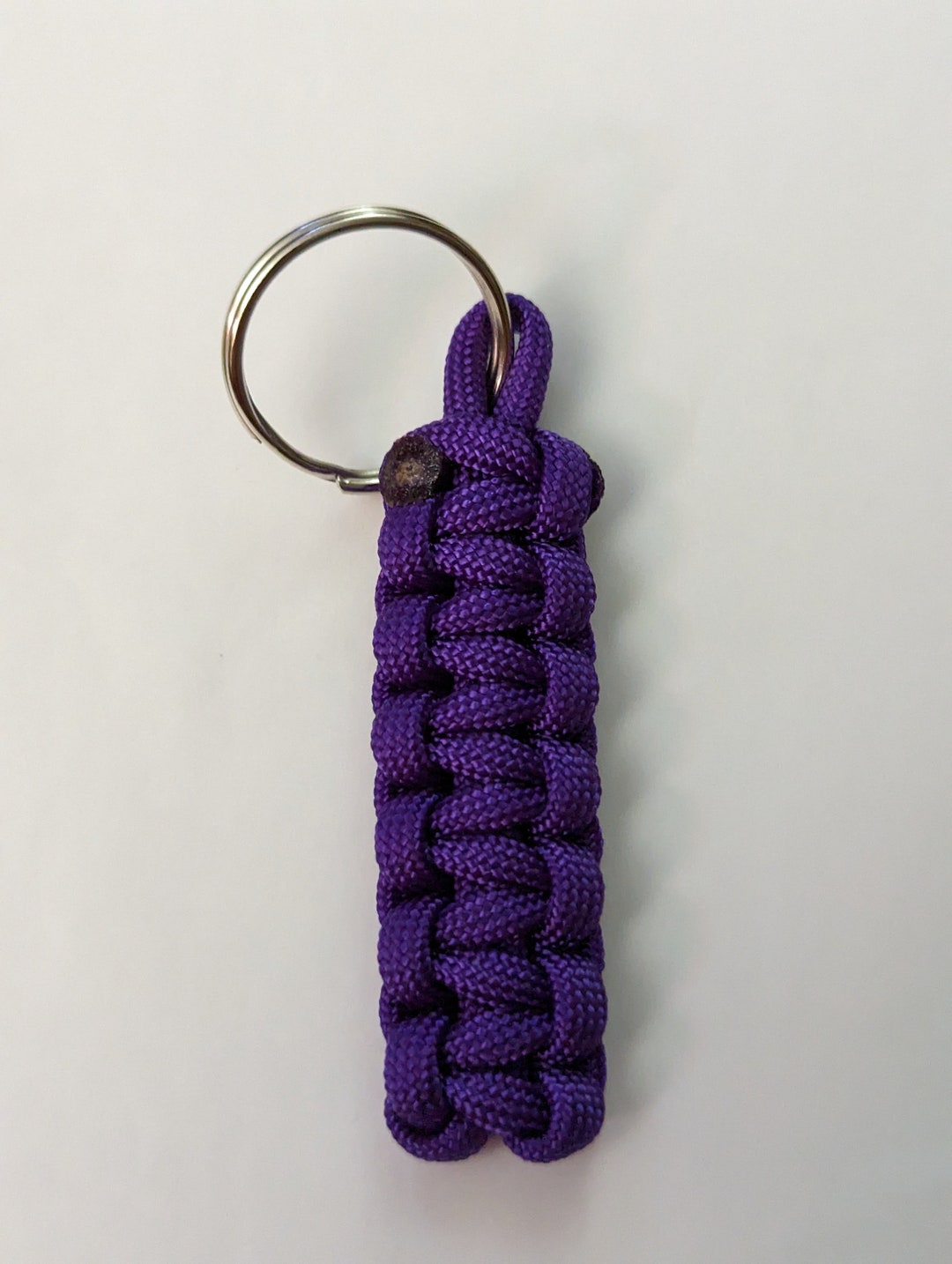 Custom Paracord Keychain - Cobra Stitch Design - Etsy
