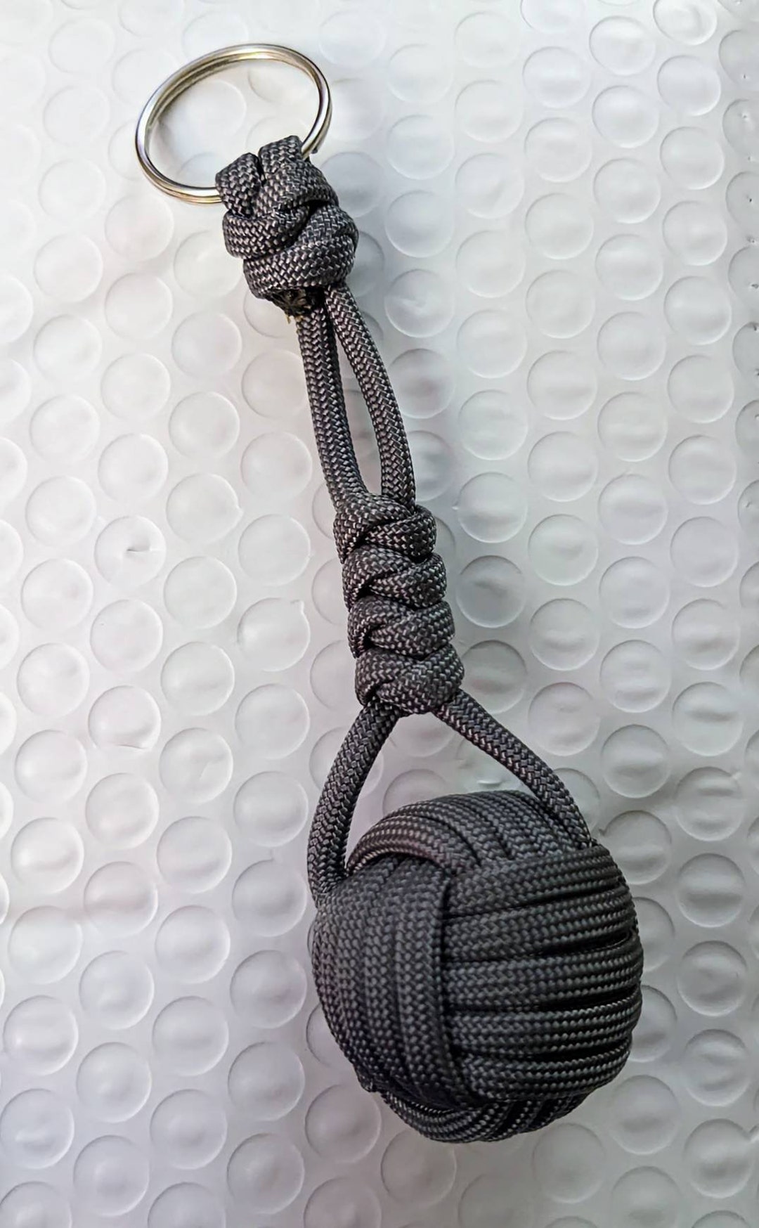 Custom Monkey Fist Paracord Keychain Snake Knot Design - Etsy