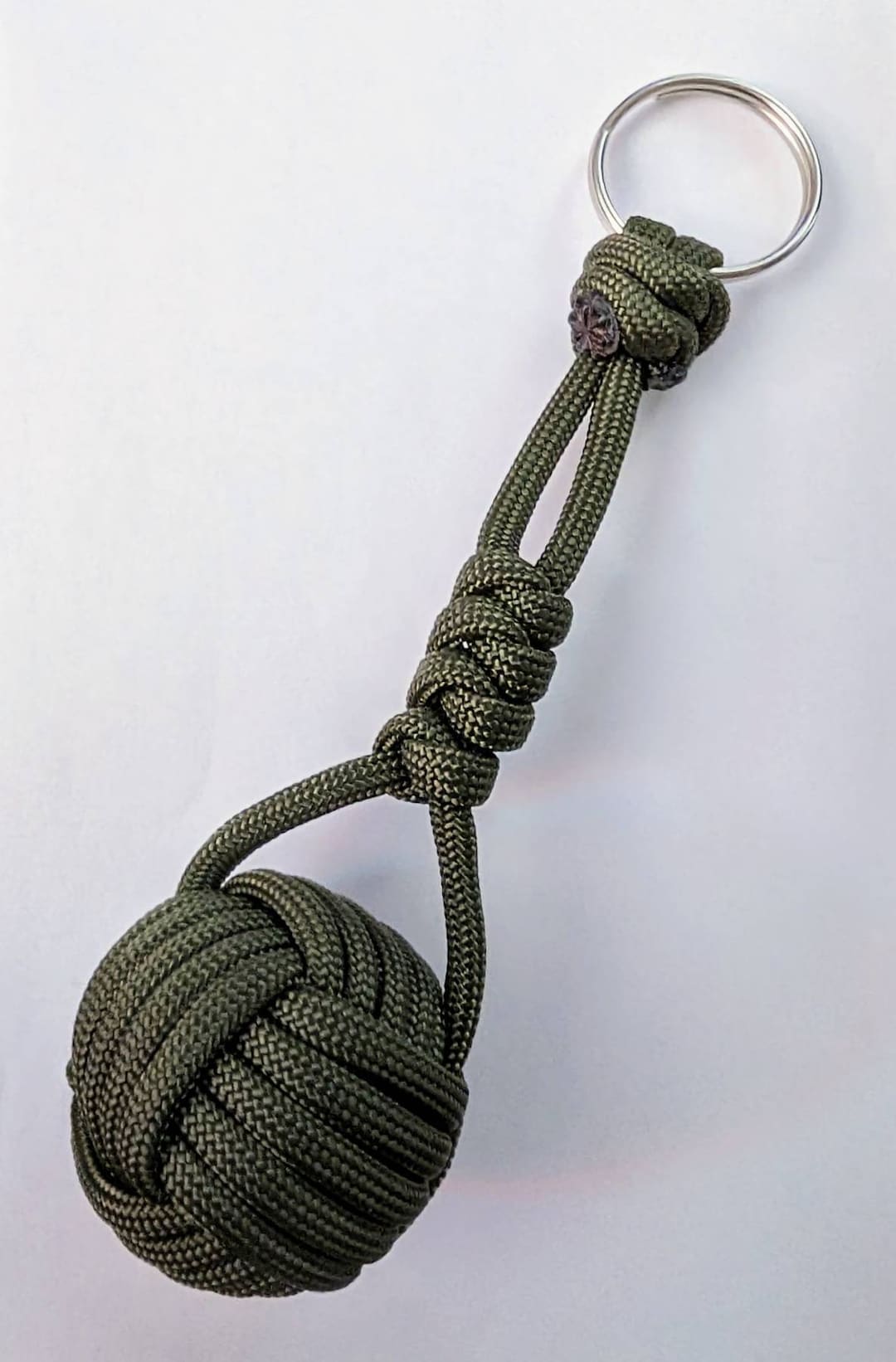 Custom Monkey Fist Paracord Keychain - Snake Knot Design - Etsy