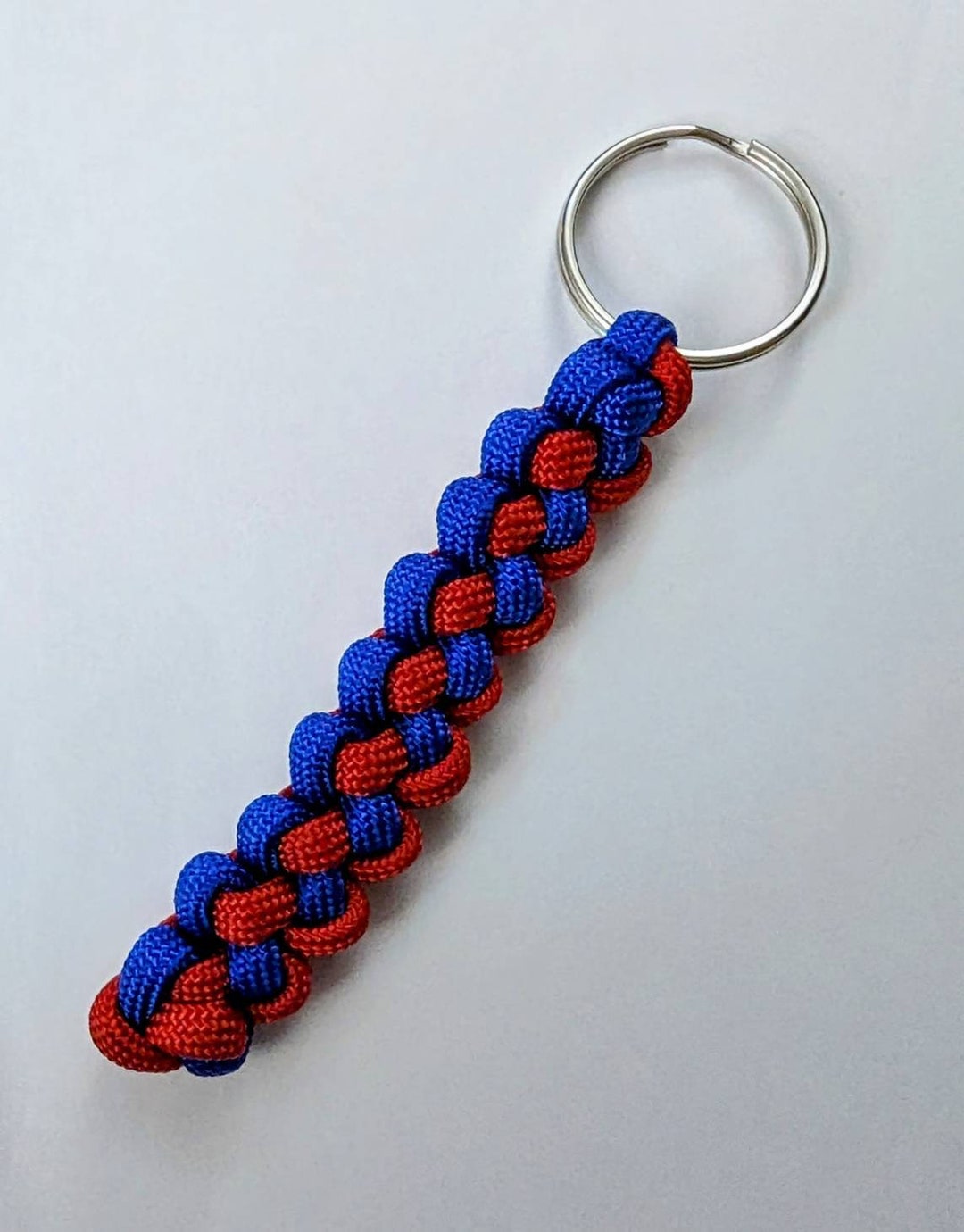Custom Two Color Zipper Sinnet Keychain - Handcrafted Personalized Key ...