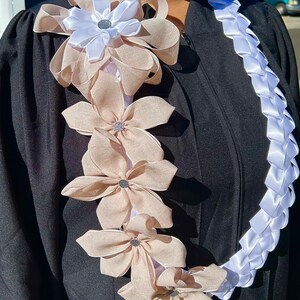 Handmade Satin Lei With Flowers – Graduation & Special Events - Etsy