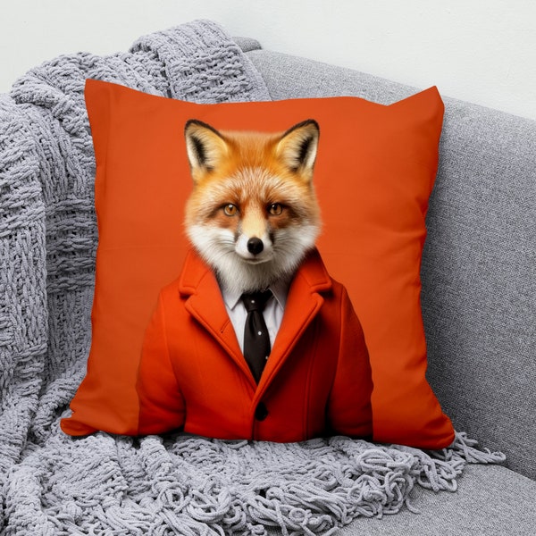 Fox Pillow Cover - Etsy