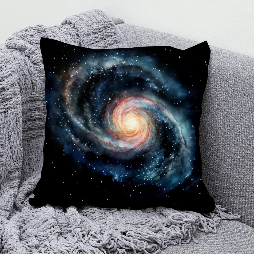 Galaxy Throw Pillow Cover Astronomy Universe Cushion Cover Open Space ...