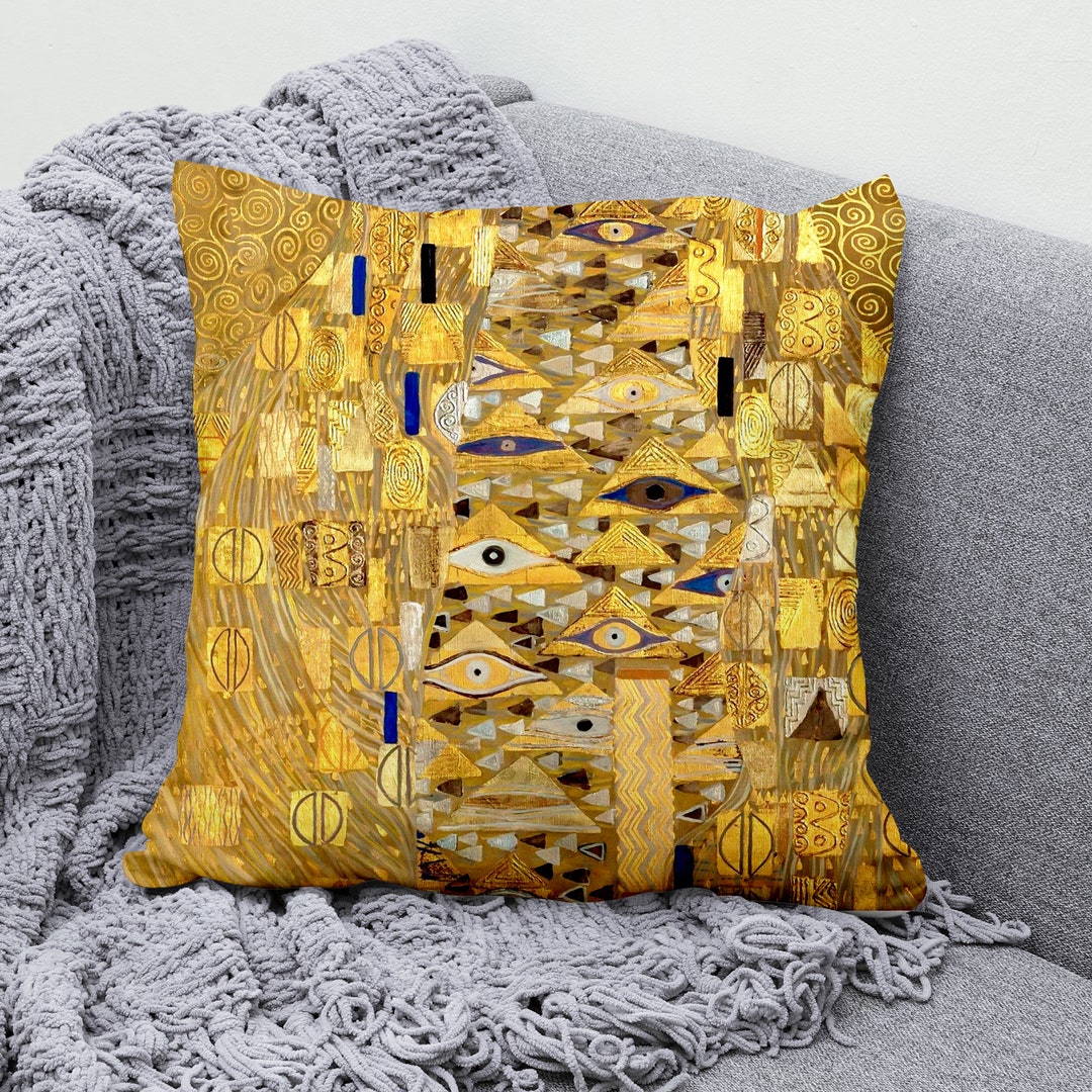 Gustav Klimt Cushion Cover Klimt Art Print Pillow Cover - Etsy