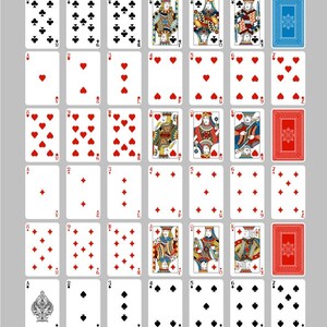 Playing Cards SVG | Poker Playing Card Full Deck Vector PNG 52 Playing ...