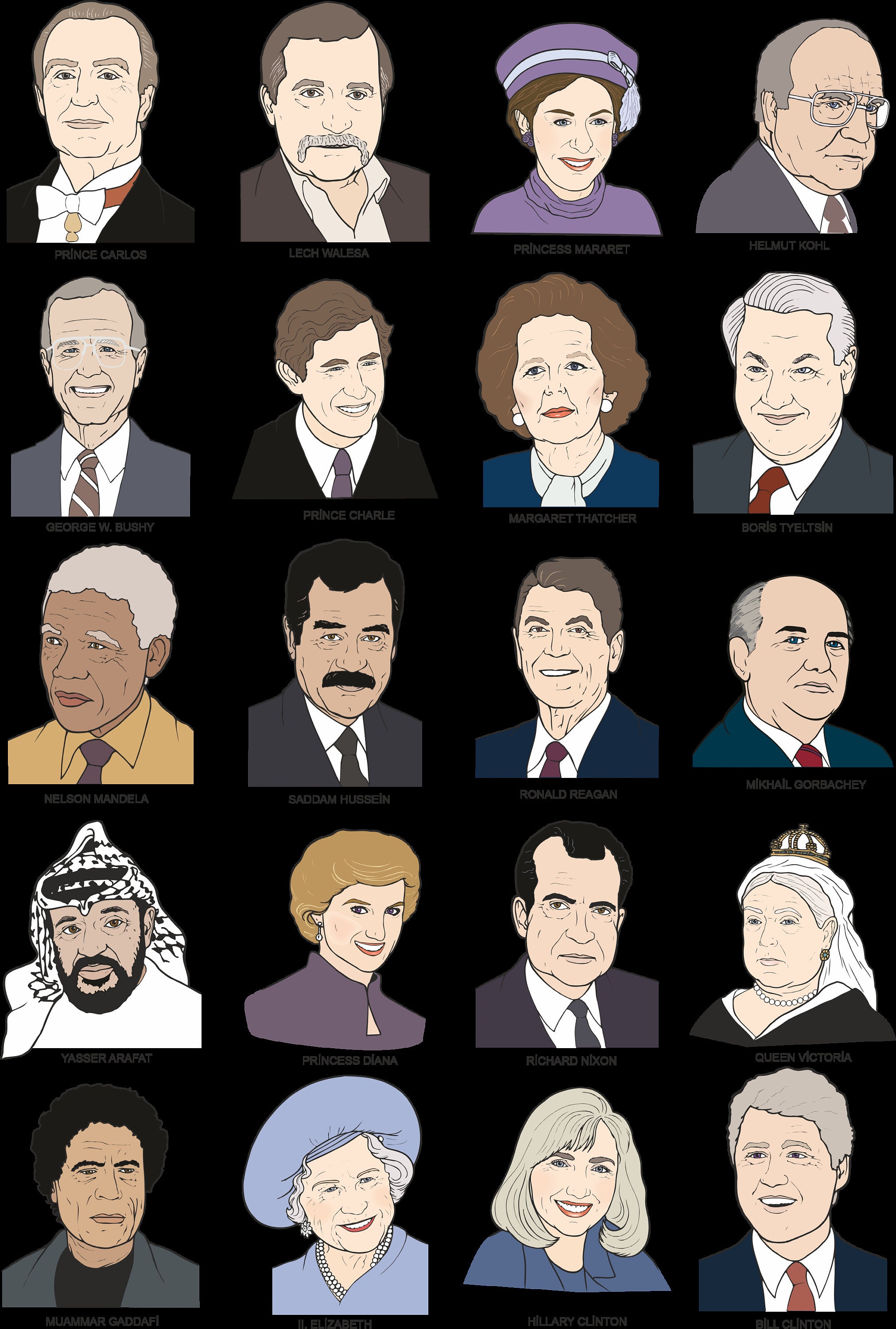 The Biggest FAMOUS Celebrity SVG, PNG 200 Archive physicists, Painters ...