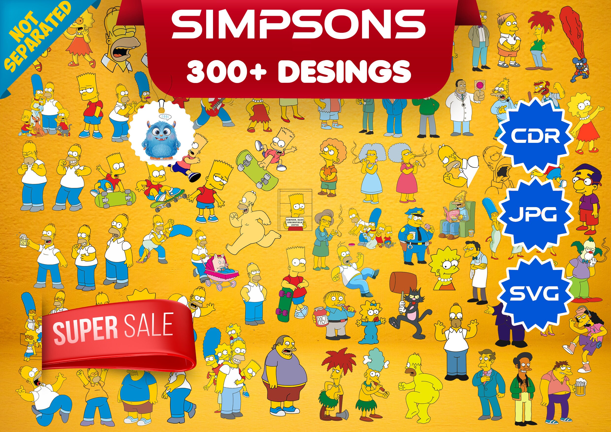 Los Simpson Vector Archivo Digital SVG Jpg CDR Bart Lisa | Etsy México