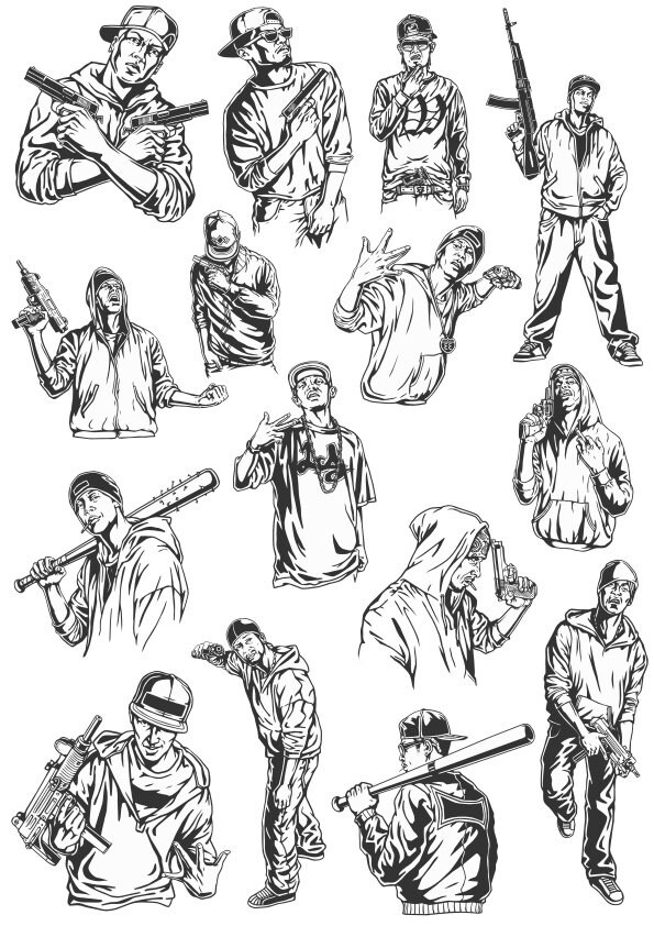 Bad Bunny Bundle Svg, Bad Boy PNG, Bad Bunny Pack Svg, , Silhouette ...