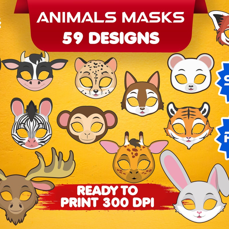 Animal Mask - Etsy