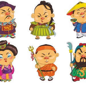 60 Funny Little People Vector SVG PNG JPG Pdf Cdr Digital Download ...