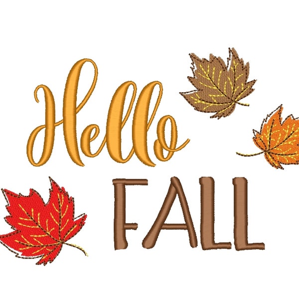 Fall Embroidery - Etsy