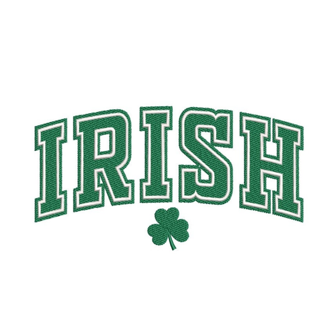 Irish Embroidery Design, St. Patricks Day Embroidery Design, 3 Sizes ...