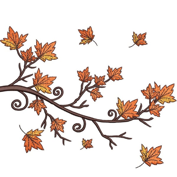 Fall Embroidery - Etsy