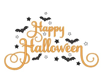 Spooky Embroidery Design Halloween Embroidery File | Etsy