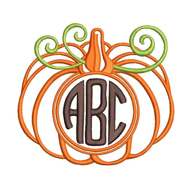 Pumpkin Monogram - Etsy