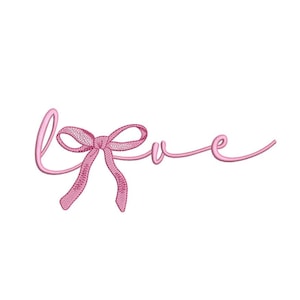 Love Embroidery Design, Valentine's Day Embroidery File, 5 Sizes ...