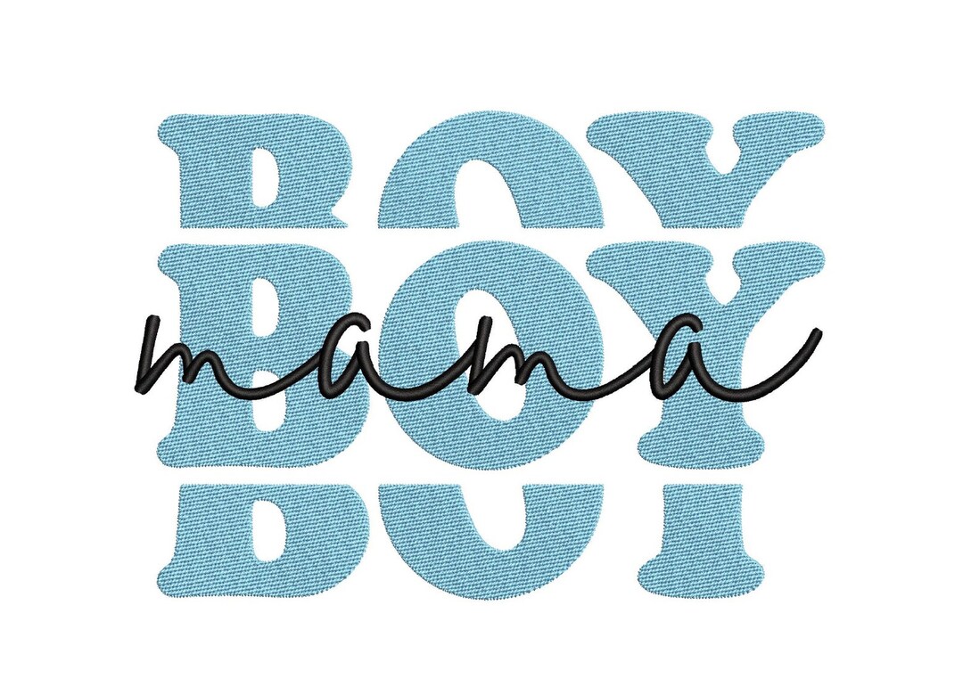 Boy Mom Embroidery Design, Mothres Day Embroidery File, 4 Sizes - Etsy