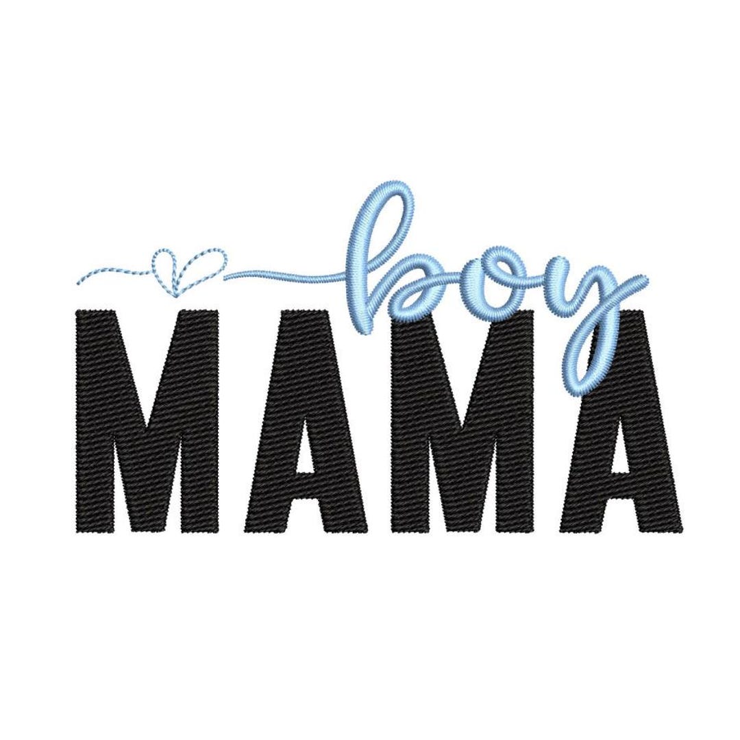 Boy Mama Embroidery Design, 4 Sizes, Instant Download - Etsy