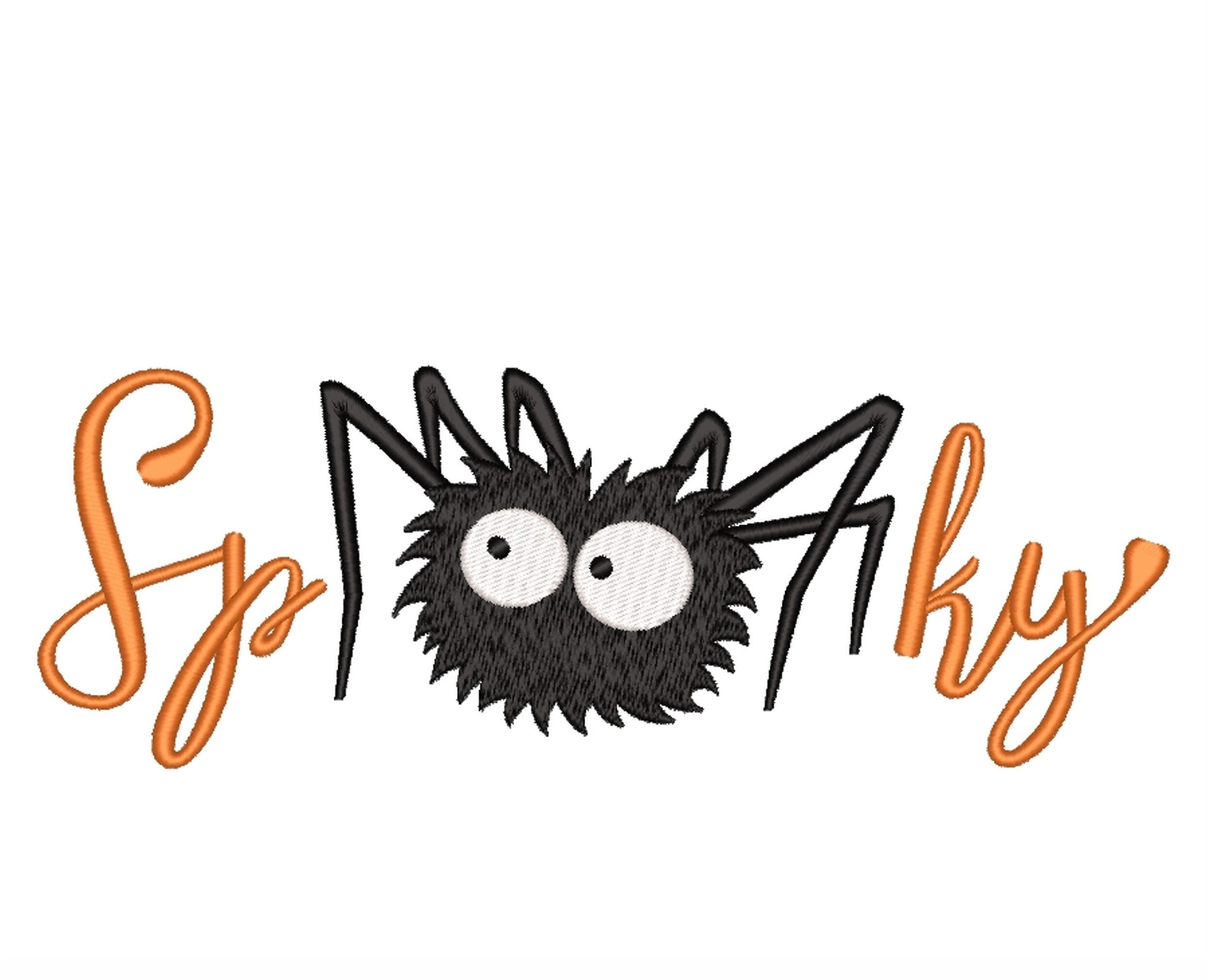 Spooky Embroidery Design. Halloween Embroidery File - Etsy