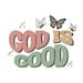 God is Good Embroidery Design, 3 Sizes, Instant Download - Etsy