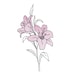 Lily Embroidery Design - Etsy