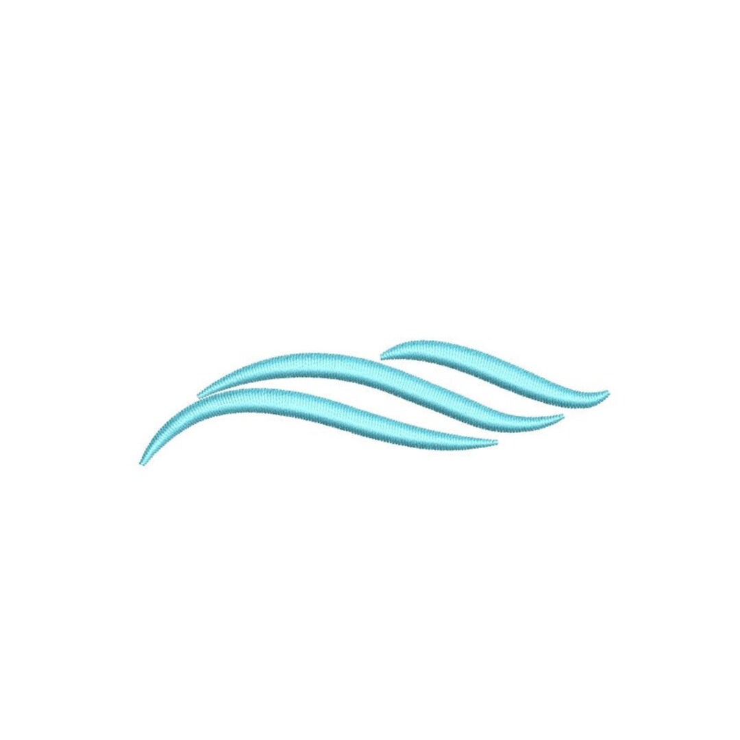 Ocean Waves Embroidery Design, 4 Sizes, Instant Download - Etsy