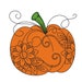 Pumpkin Embroidery Design - Etsy