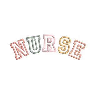 Nurse Embroidery Design, 4 Sizes, Instant Download - Etsy
