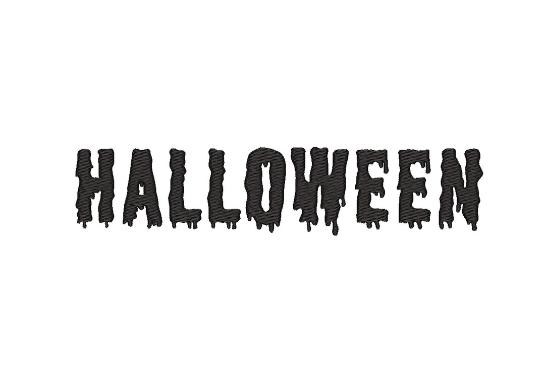 Halloween Machine Embroidery Design, 4 Sizes, Instant Download - Etsy
