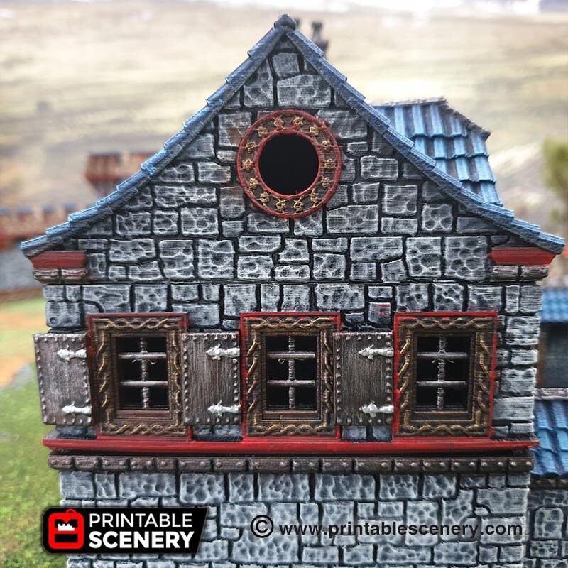 Dwarven Barracks Scatter Terrain Tabletop Gaming Dnd 3D Print 32/28/20 ...