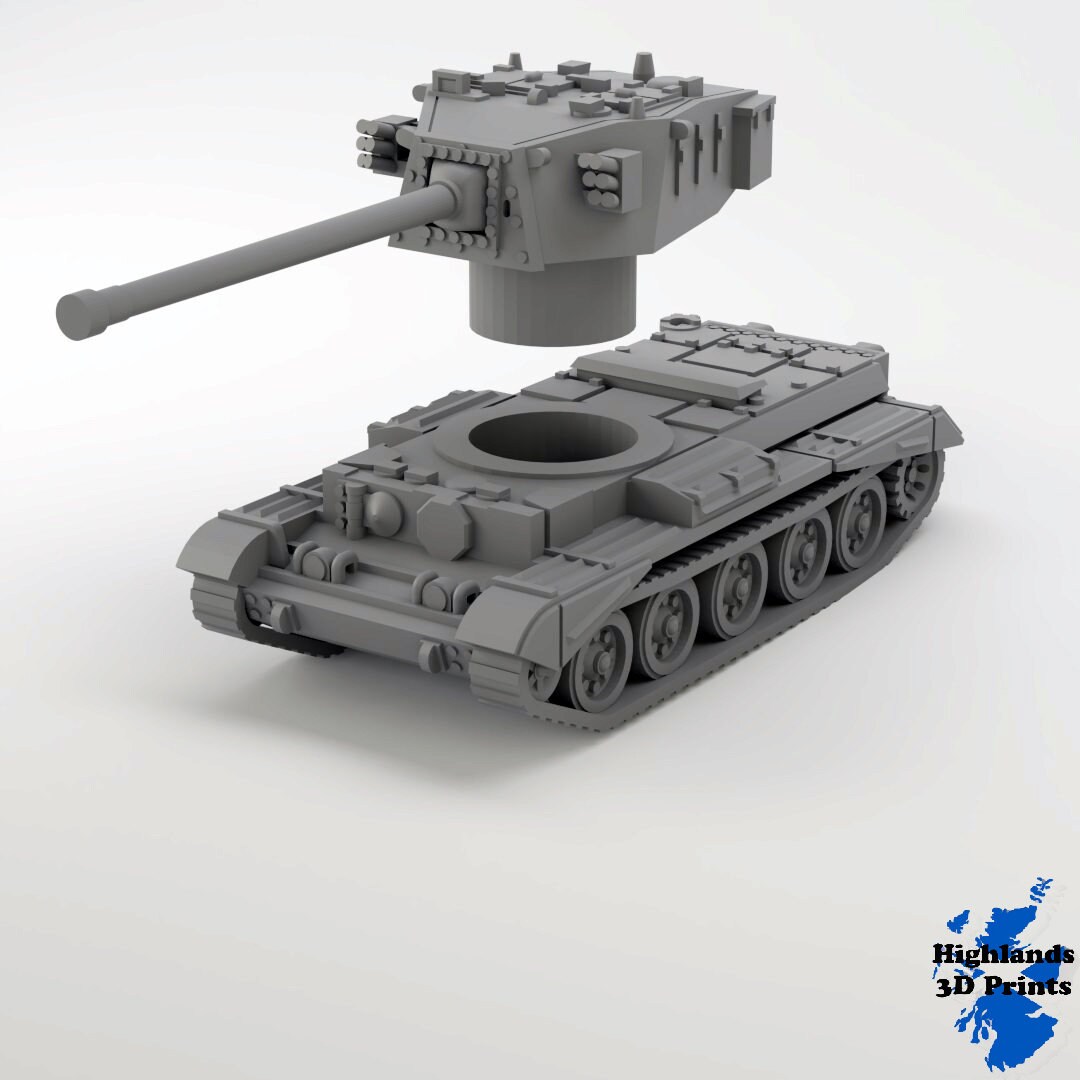 Charioteer VII Tank WW2 Tabletop Gaming 3D Print 32/28/20/15/10 - Etsy