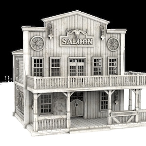 Wild West Saloon Scatter Terrain Tabletop Gaming Dnd 3D Print 32/28/20 ...