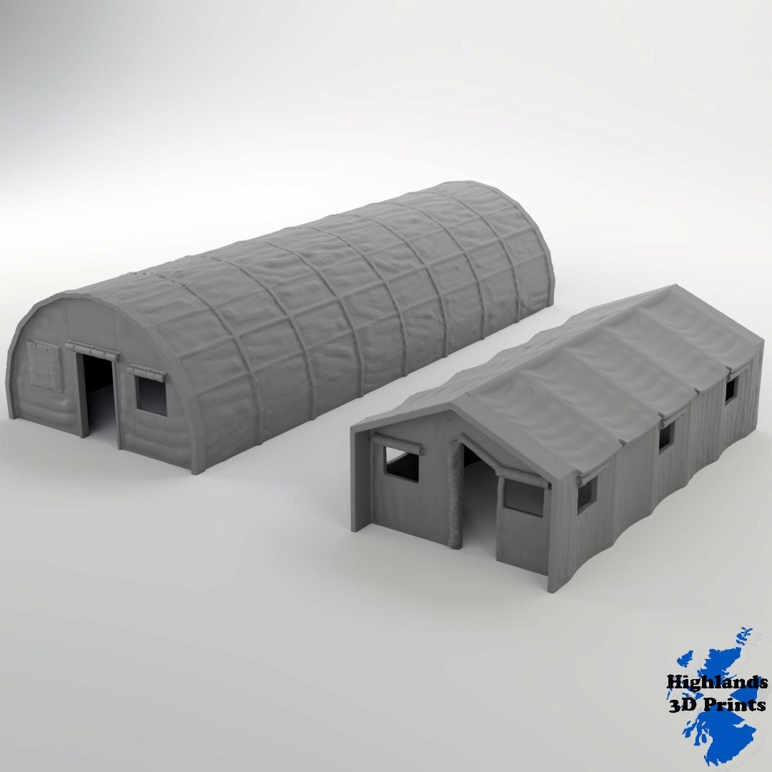 Command Tents Building Terrain Tabletop Gaming 3D Print 28/20/15/10 - Etsy