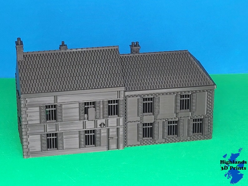 Cafe Gondree 3D Print: WW2 Terrain, Tabletop Gaming, Railway Terrain ...