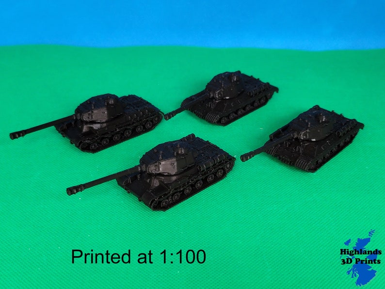 IS-2 Tank WW2 Tabletop Gaming 3D Print 32/28/20/15/10 - Etsy