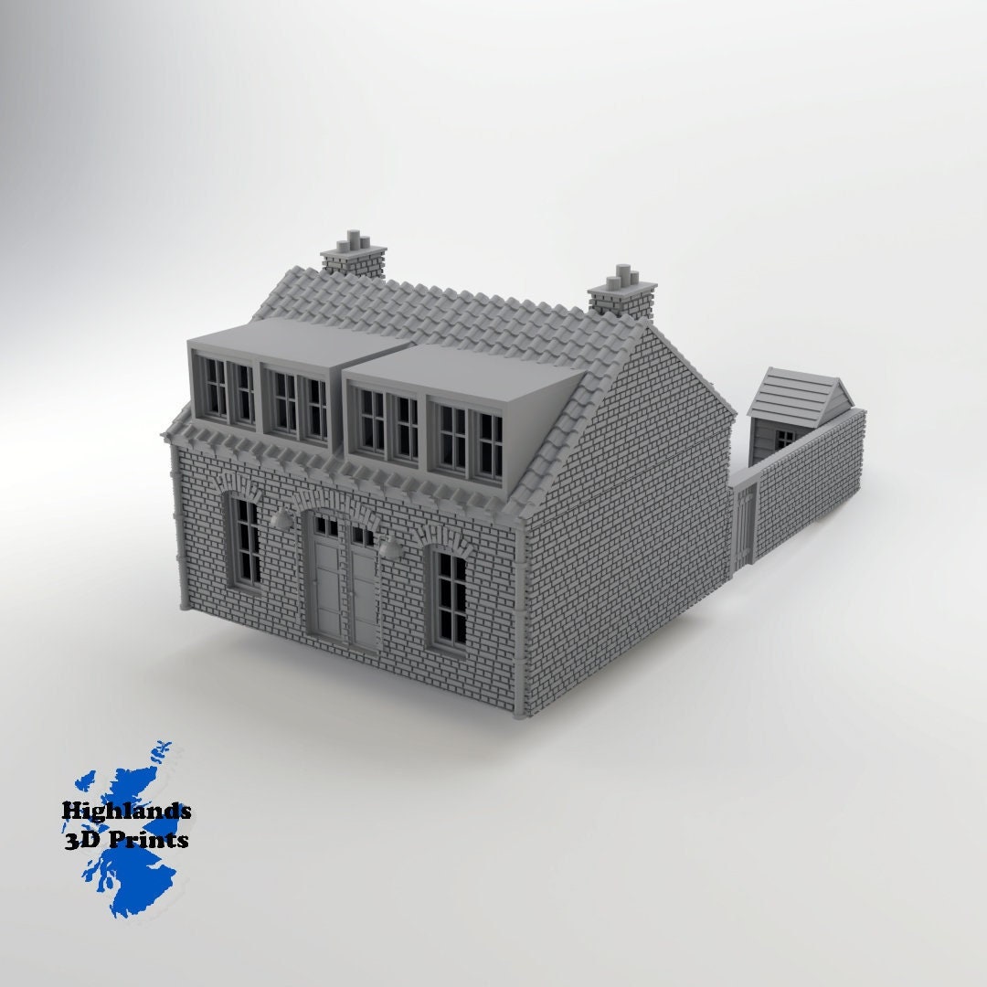 Dutch Terraced House 3D Print: WW2 Terrain, Tabletop Gaming, Railway ...