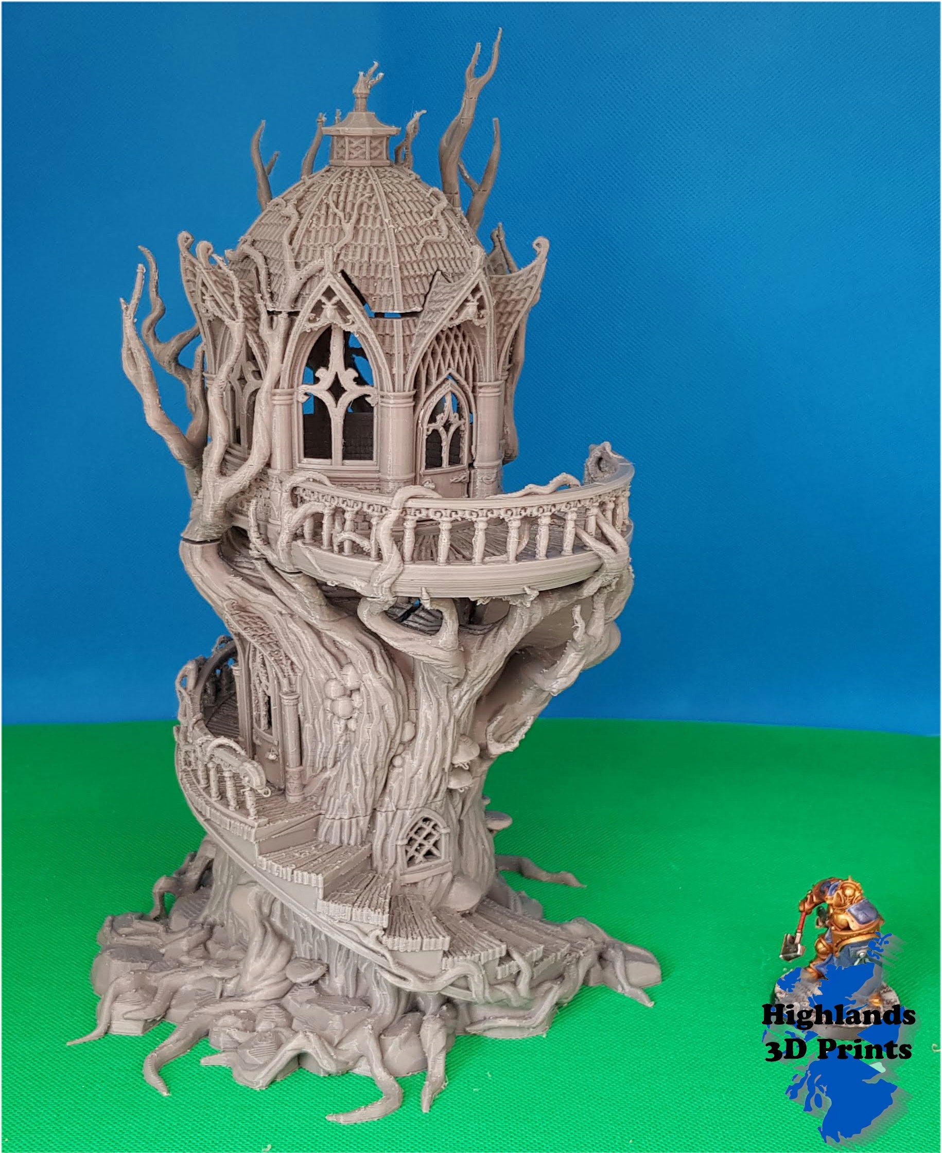 Gloomwood Elven Treehouse Scatter Terrain Tabletop Gaming Dnd 3D Print ...